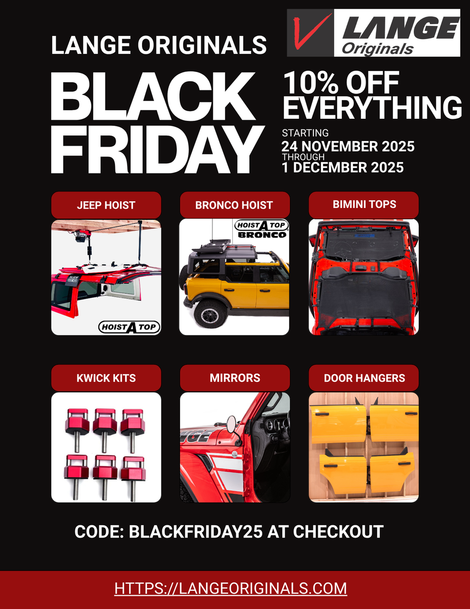 Black Friday Deals Email – Lange Originals